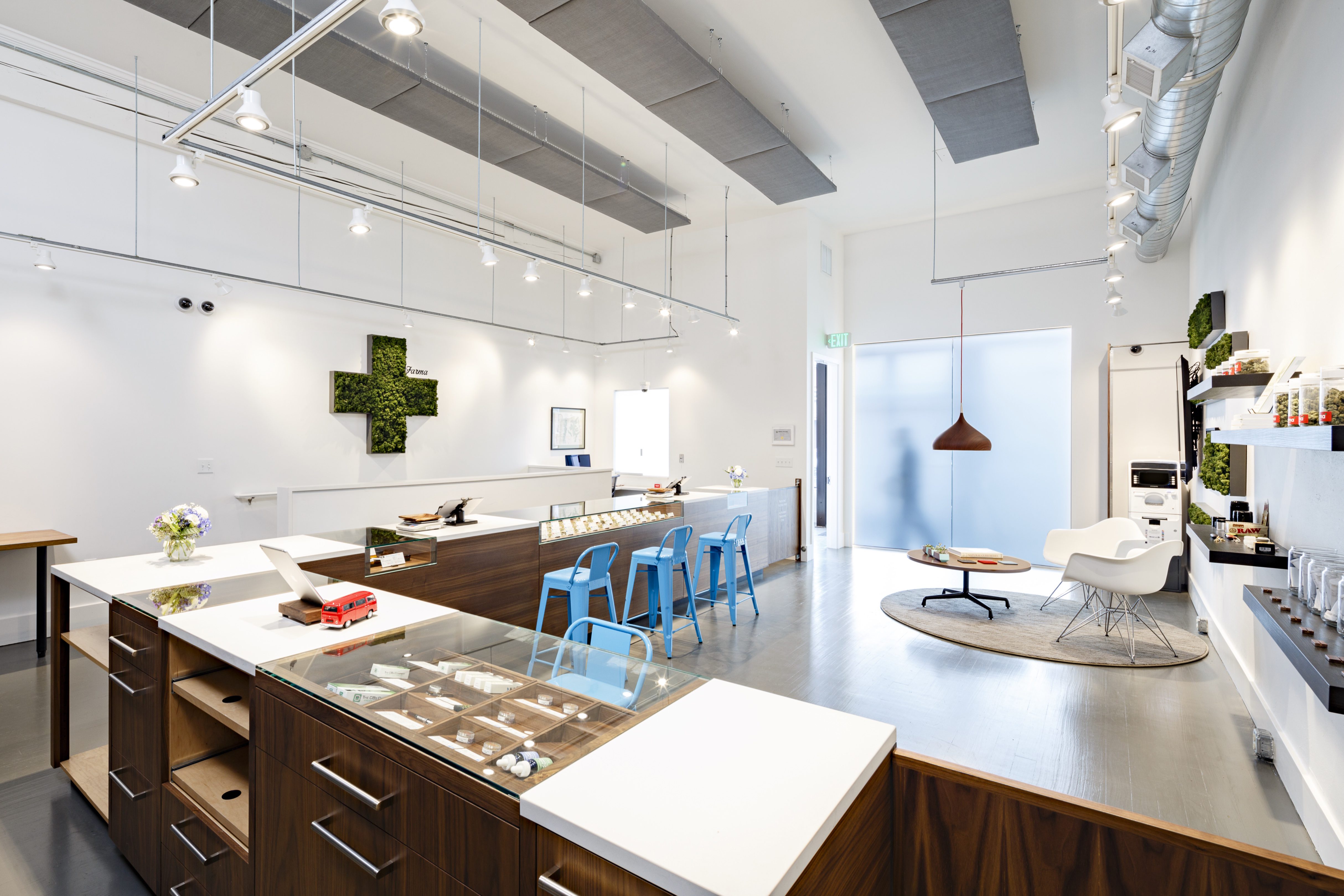 Design Farma Dispensary looking out – credit Lincoln Barbour | Cannabis ...